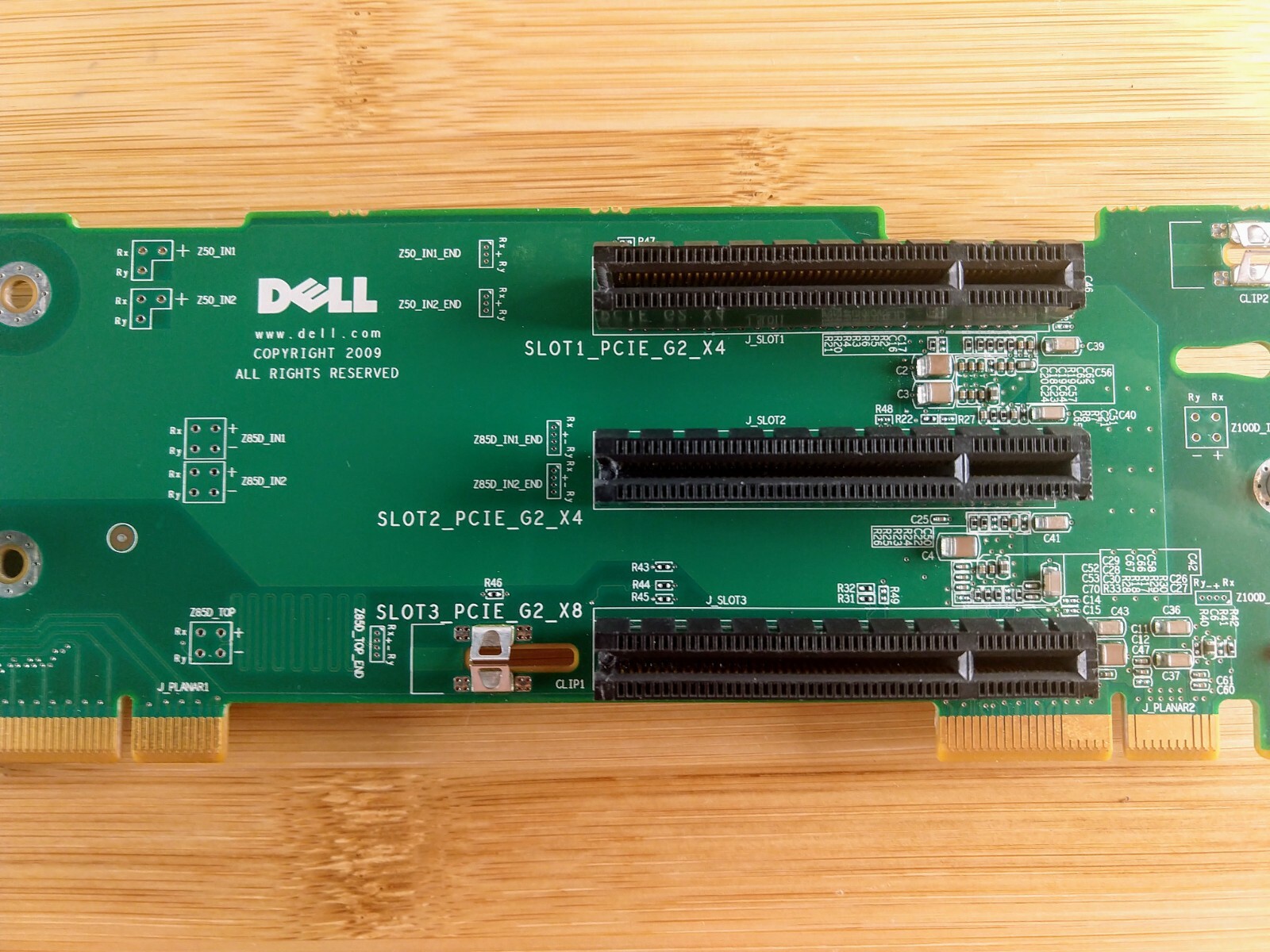 Dell PowerEdge R510 PCI-E PCIe x8 Riser H949M MODIFIED WITH OPEN SLOTS ...