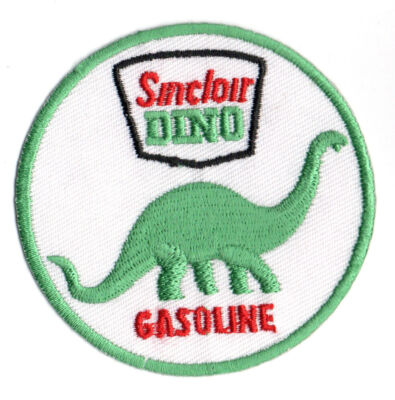 sinclair patch badge dino motor oil gasoline hot rod service station ...