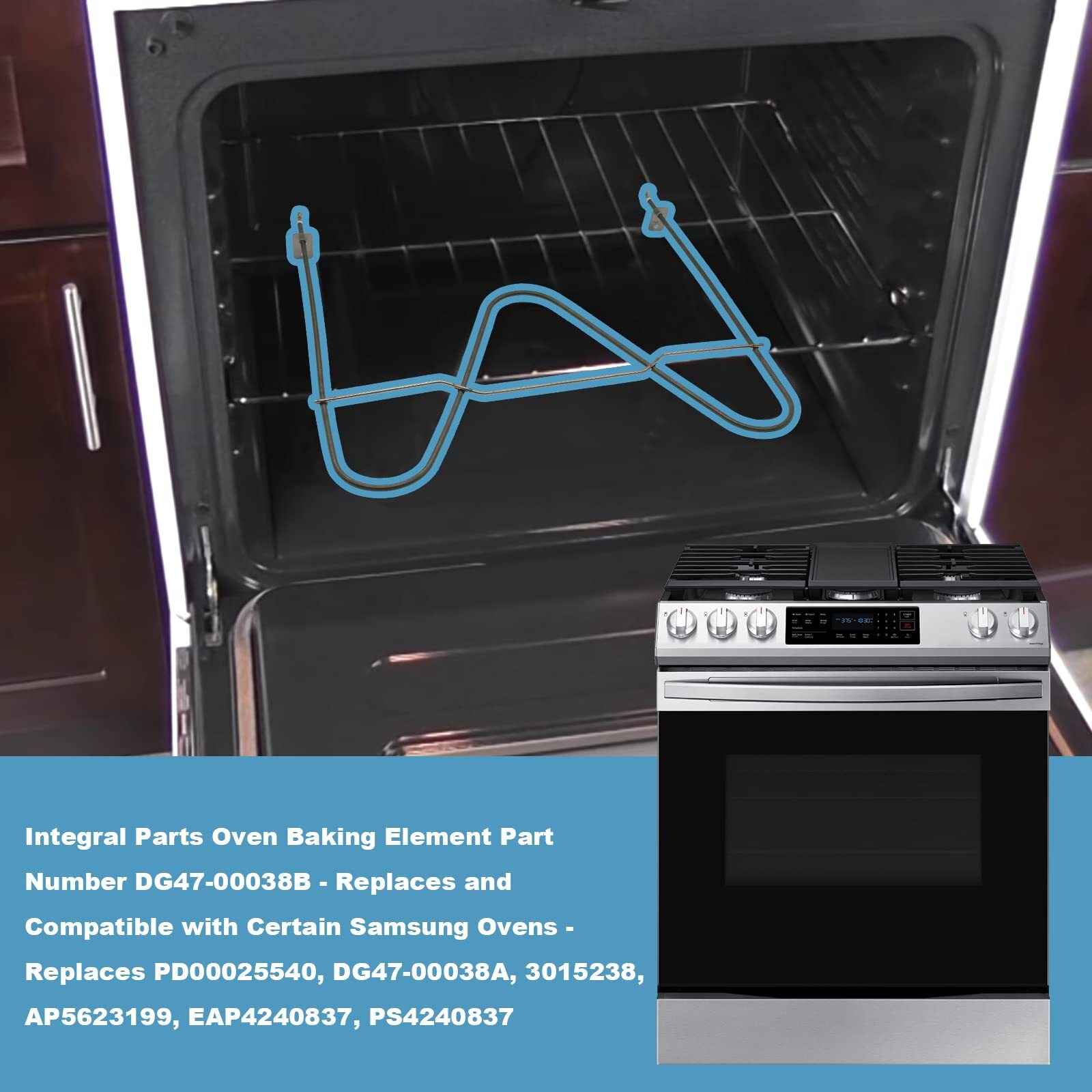 DG47-00038B AP5623199 PS4240837 Bake Element For Samsung Range -New | eBay
