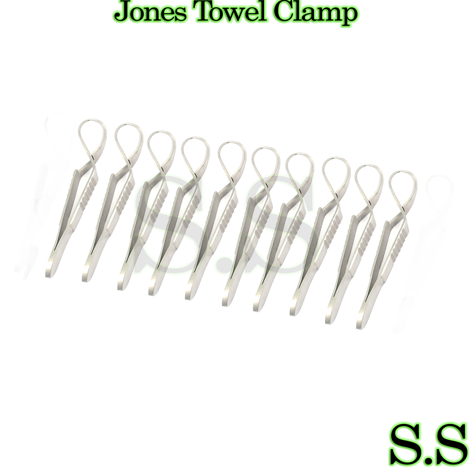 10 ENT Jones Towel Clamp 3.5" Surgical ENT Veterinary Instruments | eBay