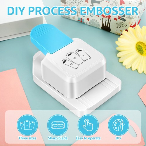 Craft Tag Punch 3 in1 Multifunctional Gift Tag Paper Punches 1.5 Inch 2 ...