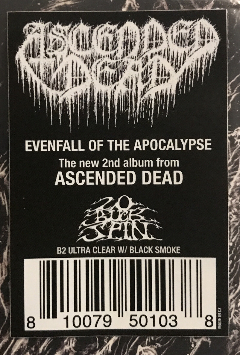 Ascended Dead - Evenfall Of The Apocalypse LP 2023 20 Buck Spin [Silver ...