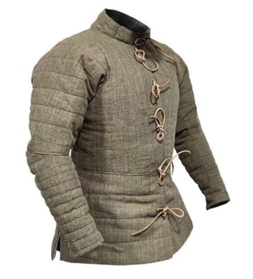 Historical Viking Gambeson thick Padded Cotton Protective armor doublet ...