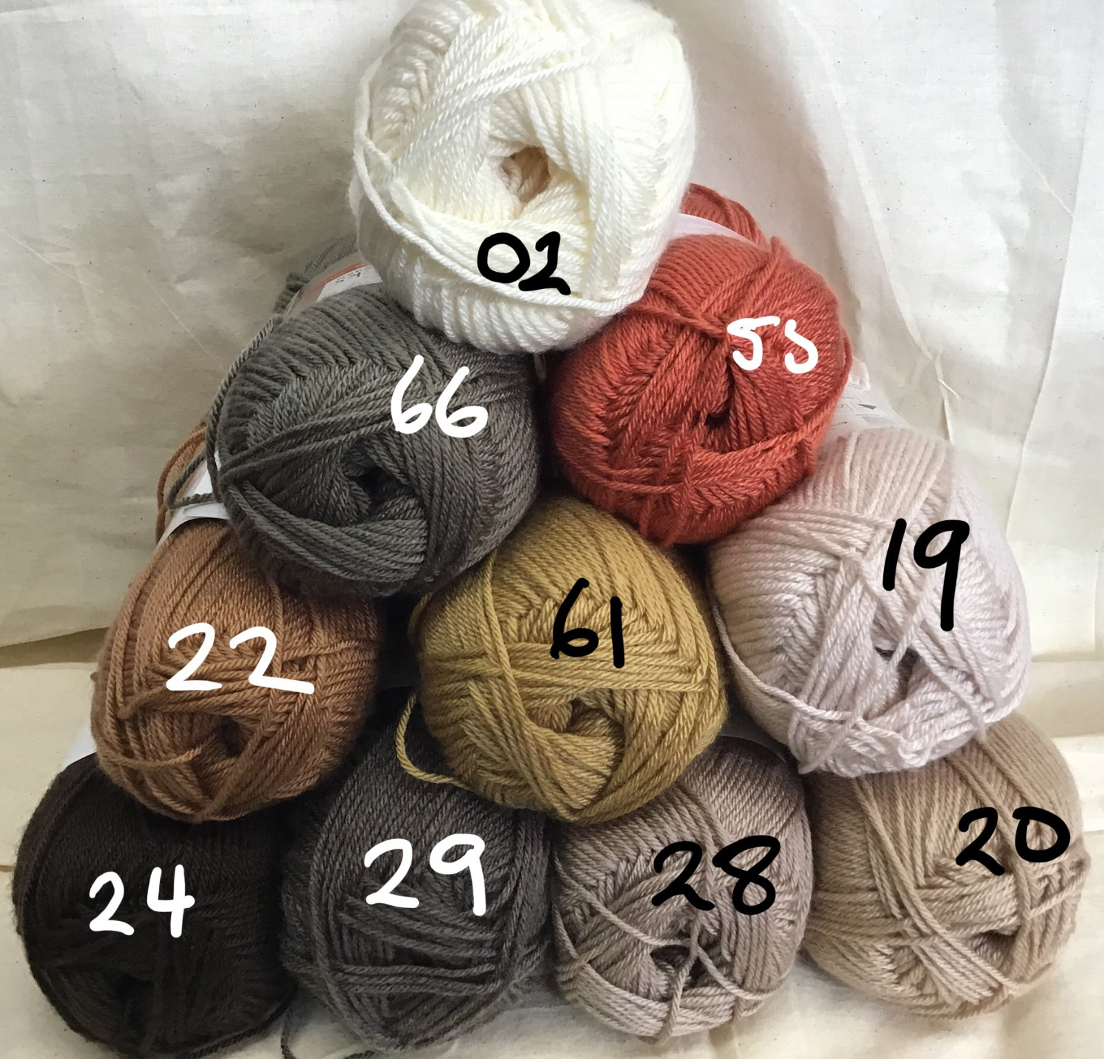 Fiddlesticks Superb 8- 8ply acrylic quality knitting and crochet yarn ...