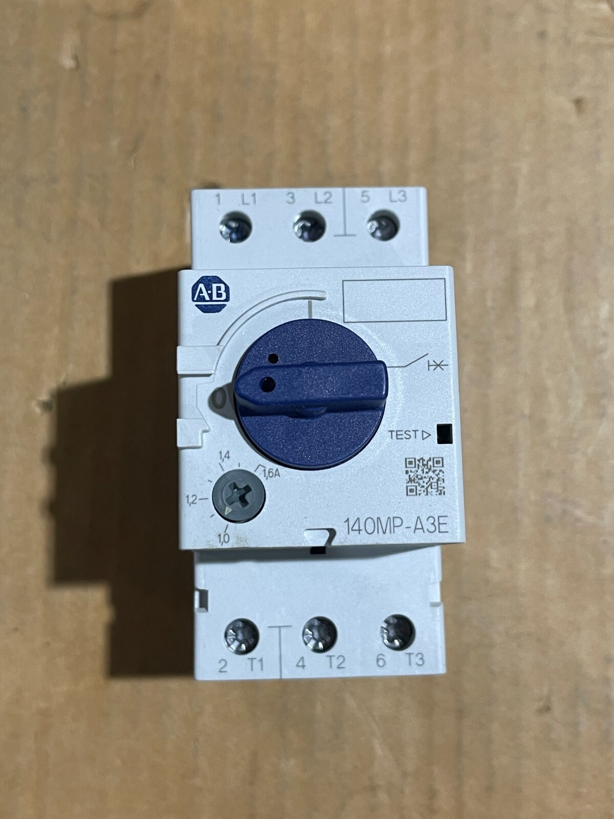 NEW ALLEN BRADLEY 140MP-A3E-B16 CONTACTOR STARTER 3 POLE 20 AMP 1-1.6 ...