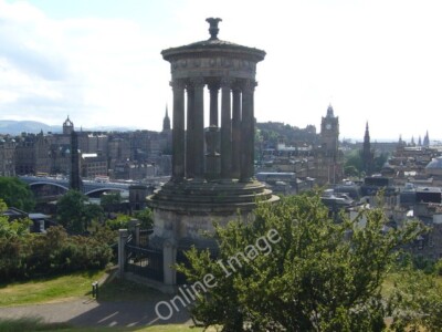 Photo 6x4 Dugald Stewart Monument, Calton Hill Edinburgh The prominent la c2010 | eBay UK