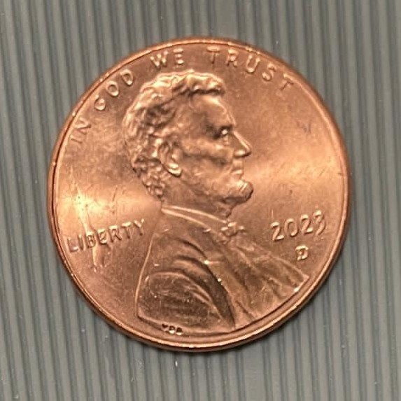 2023 D Lincoln Cent - Double Struck Obverse & Reverse - Rare Error Coin ...