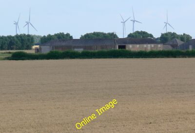 Photo 12x8 Lawyers Farm Holbeach St Matthew Beyond the farm are five of ...