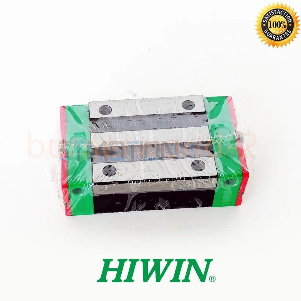 2pc HIWIN HGR20 Linear Guide Rail 200~2000mm +4pc HGH20CA Slide Block ...