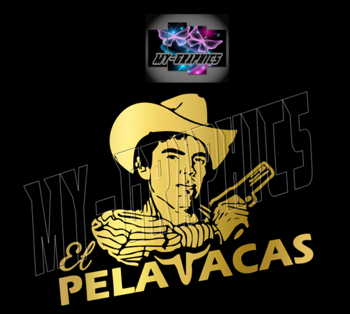 EL PELAVACAS CHALINO SANCHEZ DECAL STICKER CALCOMANIA DE VINILO 7" / 8 ...