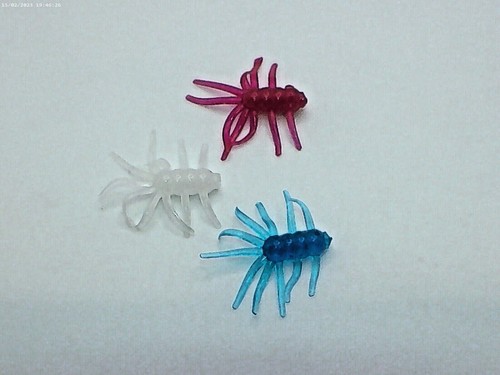 Micro Bug Ice Fishing Plastic Lures Baits Tackle Small Crappies Pan ...