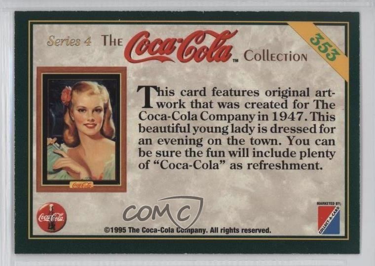 1995 Collect-A-Card The Coca-Cola Collection Series 4 Original Art 1947 ...