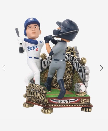 Aaron Judge Shohei Ohtani World Series Dual Battle Bobblehead MLB ...