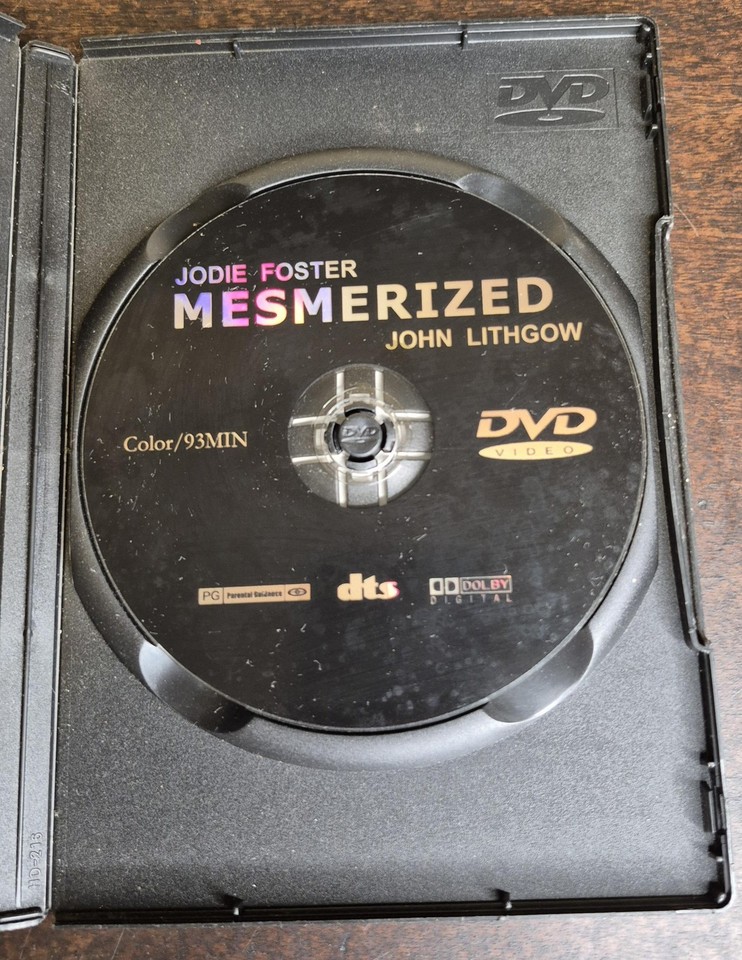 Mesmerized DVD Jodie Foster John Lithgow Drama Region 1 A Love Triangle Murder | eBay