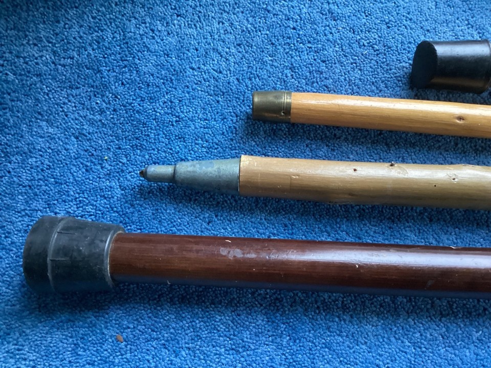 Walking stick Swagger stick bundle of 13 various wooden canes, vintage ...