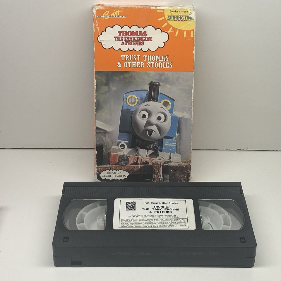 Thomas the Tank Engine & Friends Trust Thomas VHS Video Tape VTG Train ...