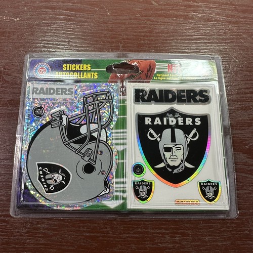 Oakland Raiders - 2 Stickers New Sealed Cal Print & Graphics NFL Las ...