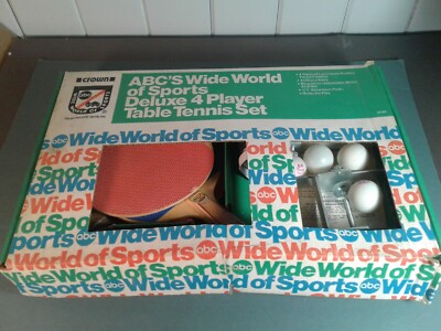 1977 ABC Wide World Of Sports Crown Ping Pong Set | eBay