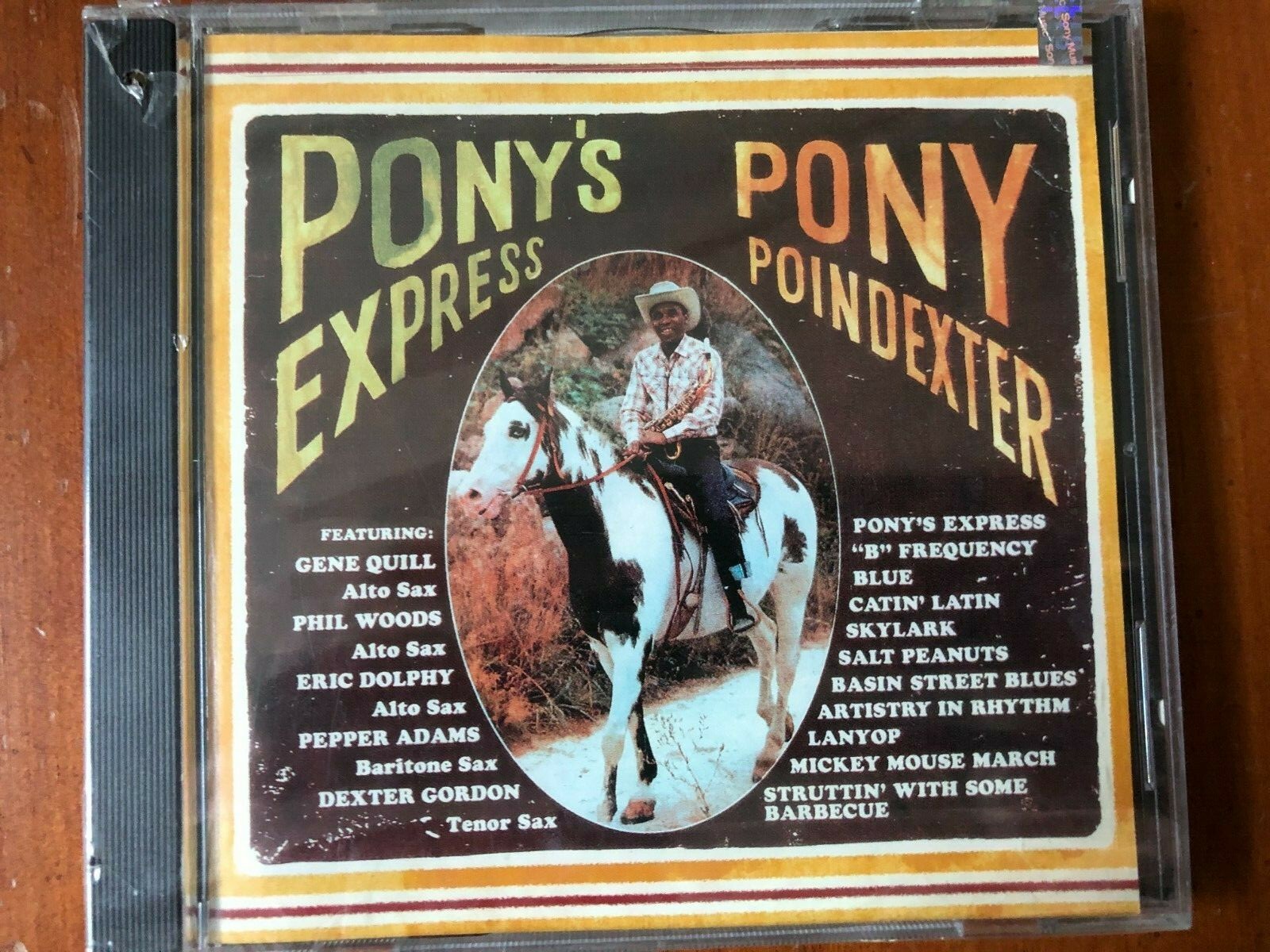 NEW (SEALED) CD: PONY POINDEXTER: PONY'S EXPRESS: CUT-OUT: DRILL HOLE ...
