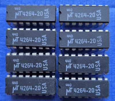 (8x) MT4264-20 | MT 4264-20 USA RAM memory Chips for Commodore 64/128 ...