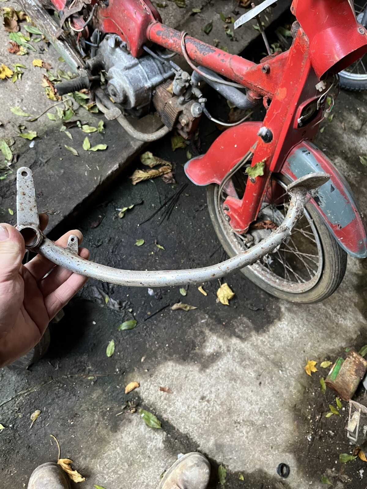 Honda c50 c72 c90 c100 moped rear brake pedal Genuine | eBay UK