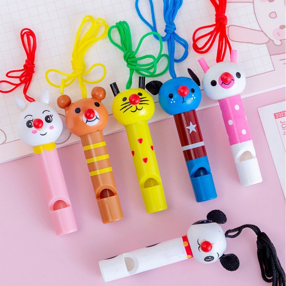 Shape Kids Birthday Gifts Wooden Whistles Children Toys Baby Shower ...