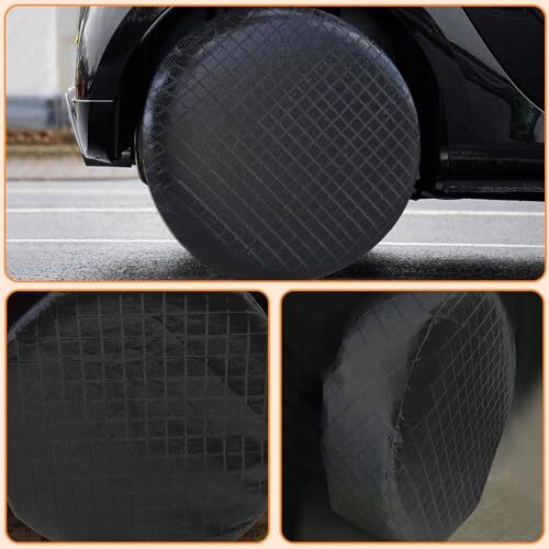 Tire Covers, Waterproof Aluminum Film Tire Sun Protectors,Tire ...