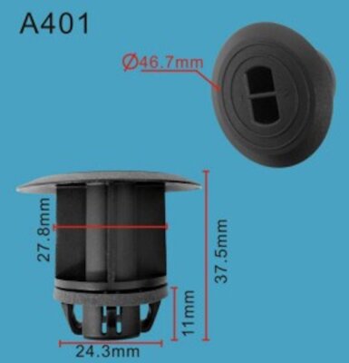 10pcs Fit TOYOTA Lexus Rocker Panel Molding Clip 9046722015 by ...