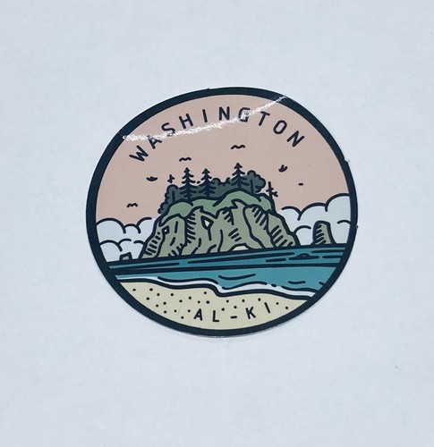 Washington State Motto Sticker Al-ki Travel Art Decal Vinyl Country ...