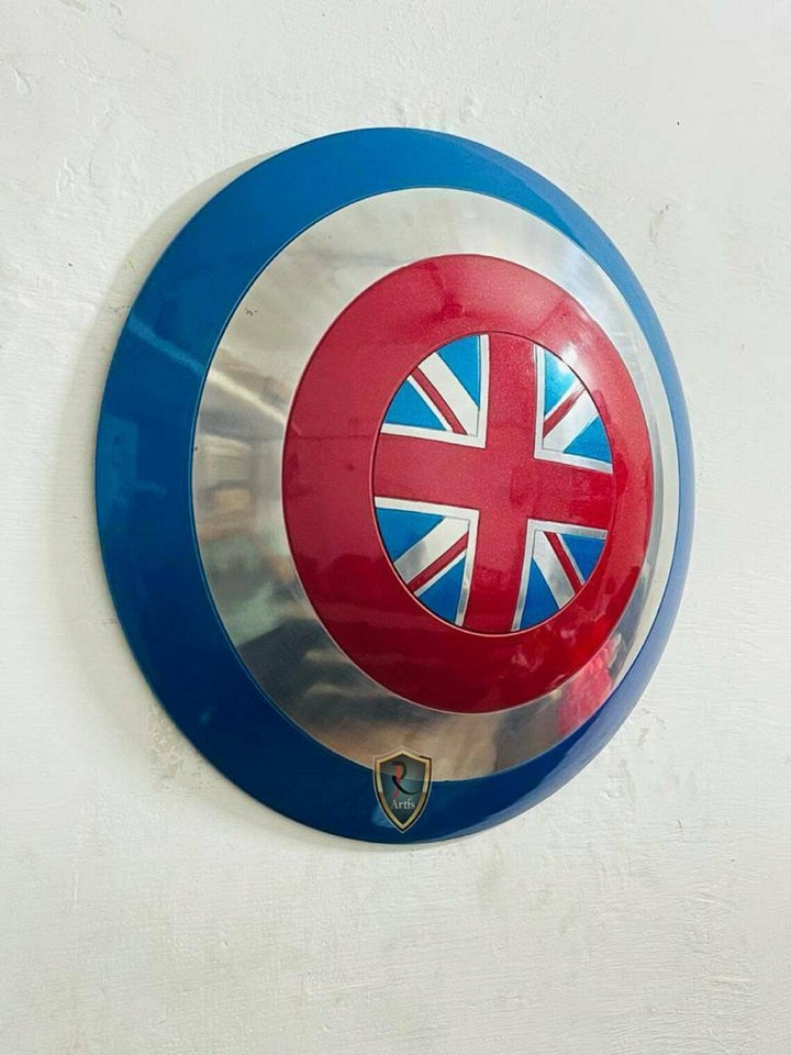 Captain Carter Shield Metal Prop Replica Avenger shield Round shape 24 ...