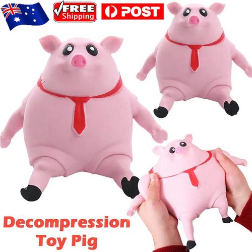Decompress & Stretch Stress Pig Squeeze Piggy Stress Relief Anti ...
