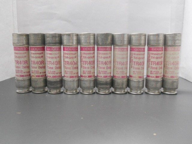 Nice Lot Shawmut TR40R 40 Amp Fuses FRN-R-40 Class RK5 250 Volt | eBay