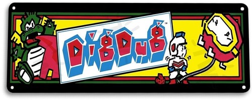 Dig Dug Classic Arcade Marquee Game Man Cave Room Wall Art Decor Metal ...