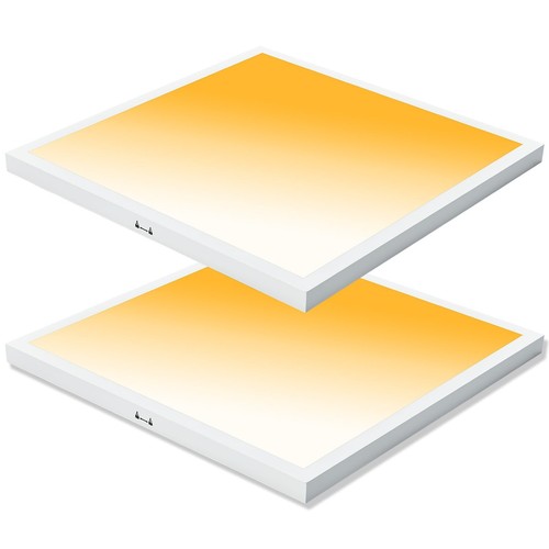 2x2 LED Flat Panel Light Surface Mount, 40W-30W-20W & 3000K-4000K-5000K ...