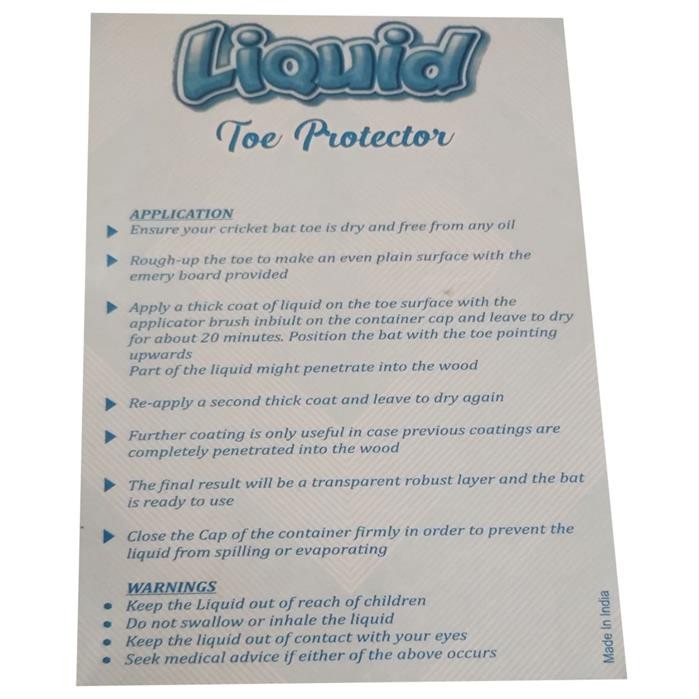 Cricket Bat Liquid Toe Protector | eBay UK