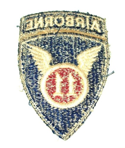 ORIGINAL FULLY EMBROIDERED WW2 11th AIRBORNE DIVISION PATCH OFF UNIFORM ...