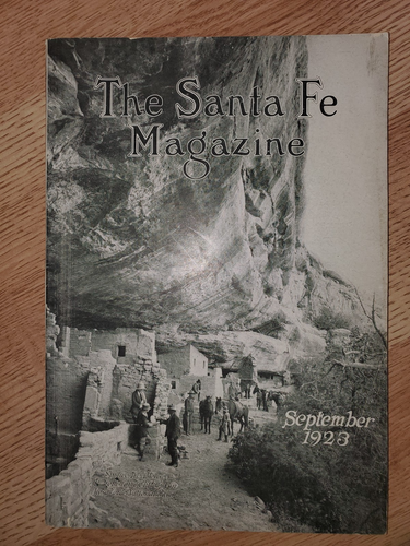 The Santa Fe Magazine- September 1923 | eBay.de
