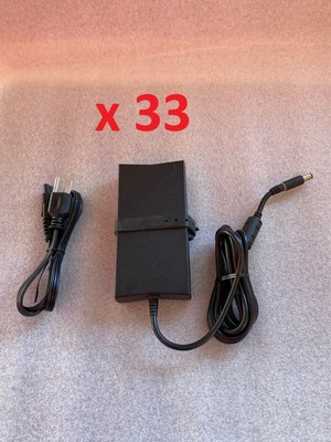 LOT OF 33! Genuine Dell 130W 19.5V 6.7A Laptop Adapters w/Power Cords ...