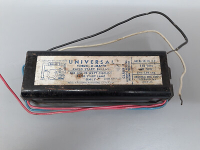 Universal Therm-O-Matic 547-RS-TC-P 118V 60Hz Single Lamp Rapid Start Ballast | eBay