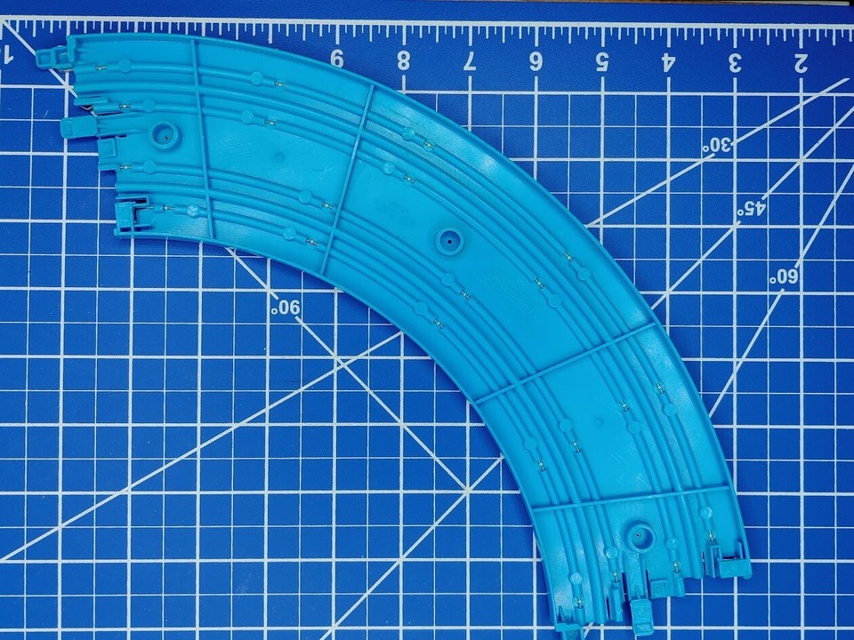 Marchon Sky Fighters Blue Slot Car Track 12 in curve | eBay