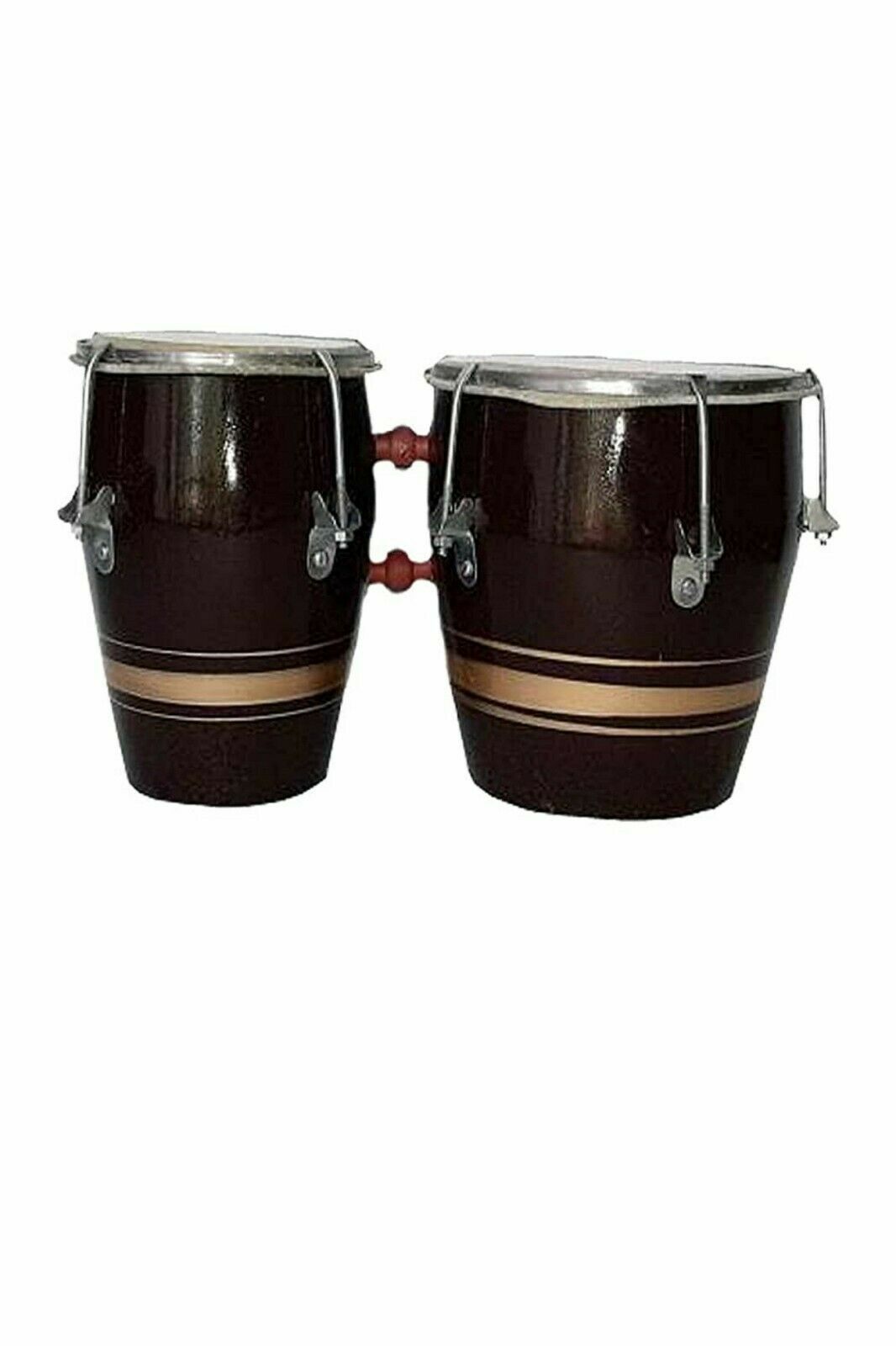 Professional Wooden Bongo Drum Percussion Instruments Bango Natural ...
