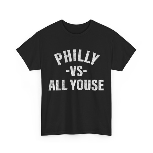 HOT Vintage Philly vs All Youse Funny Philadelphia slang retro T-Shirt ...
