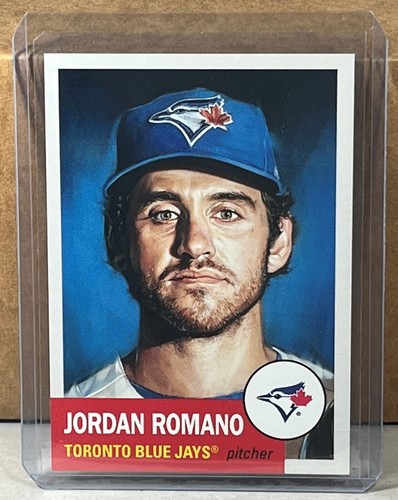 2023 TOPPS LIVING SET #594 JORDAN ROMANO TORONTO BLUE JAYS Print Run ...