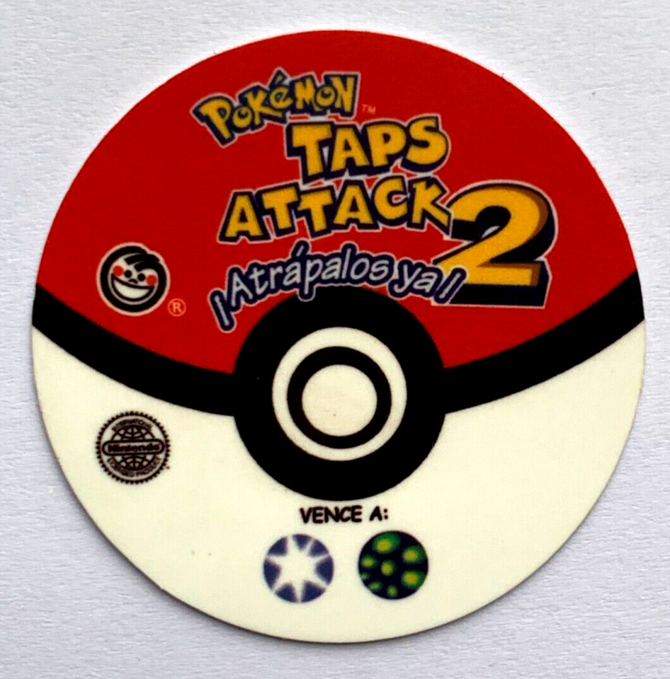 TAZO POKEMON ATTACK EB #063 ABRA 2023 KANTO PERU South America Pogs ...