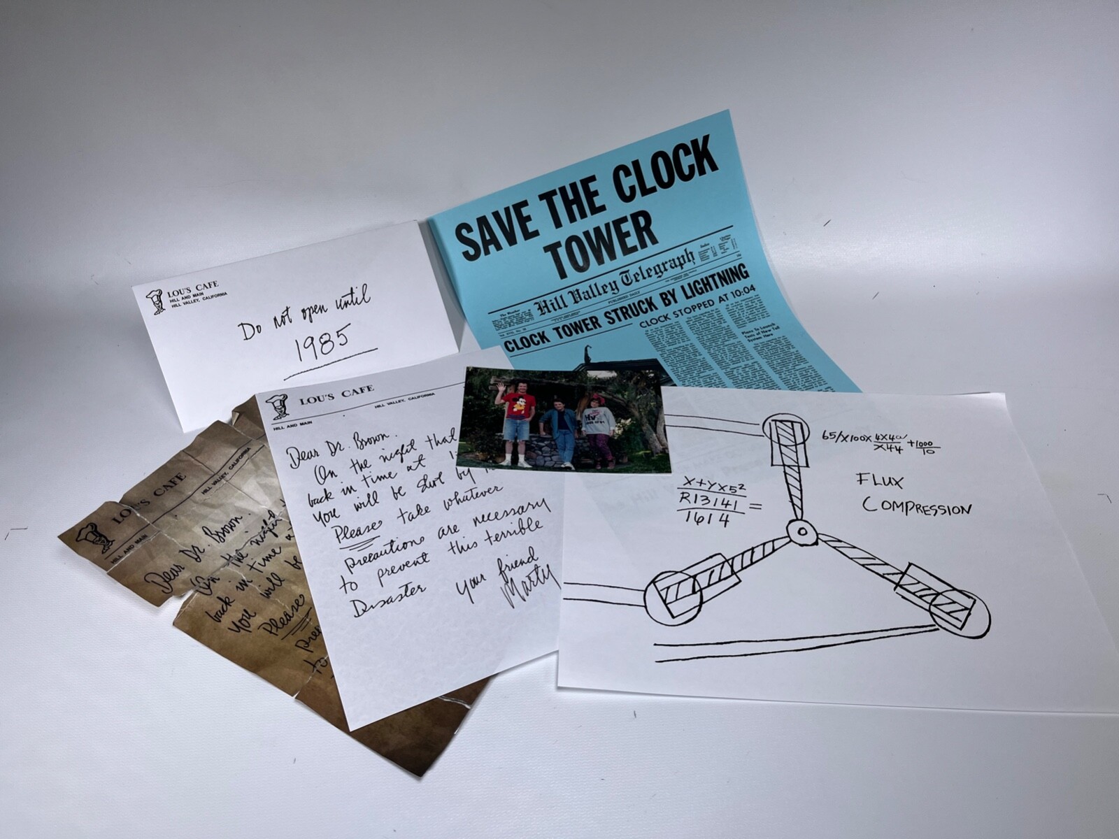 Back to the Future _ Prop Print Lot (REPLICA)
