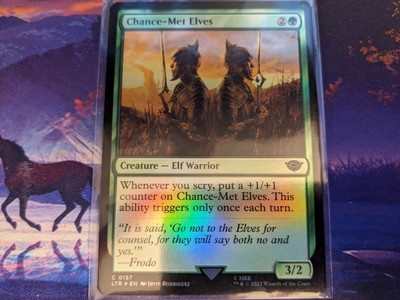 MTG Magic: The Gathering FOIL Chance-Met Elves LTR NM! | eBay