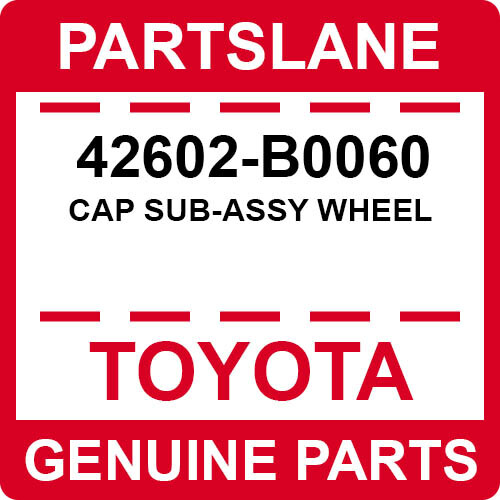 42602-b0060 Toyota Cap Wheel 42602B0060 Genuine OEM Part for sale ...