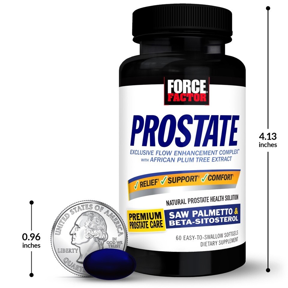 Force Factor Prostate Advanced Prostate Supplement, Saw Palmetto - US ...