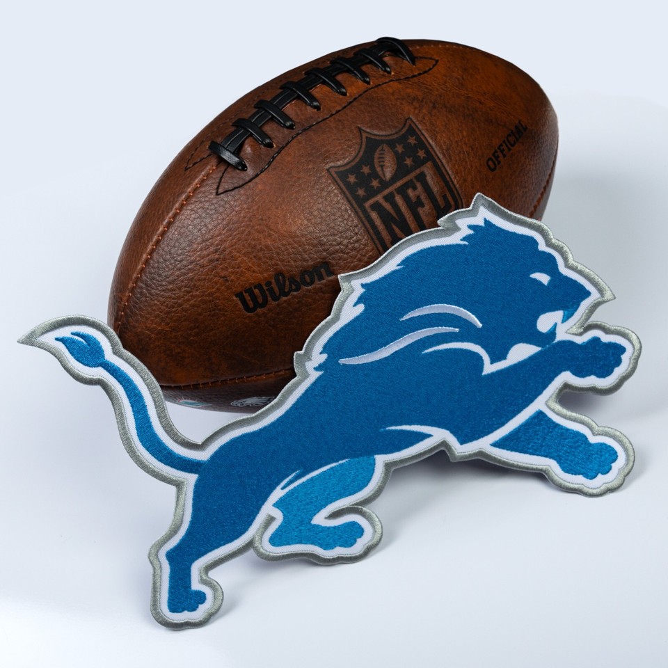 Detroit Lions Patch, American Football Team Logo, Sports Fan ...