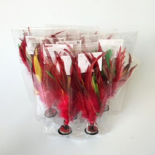 Colorful Feather Shuttlecock China Jianzi Foot Kick Chicken Feather ...